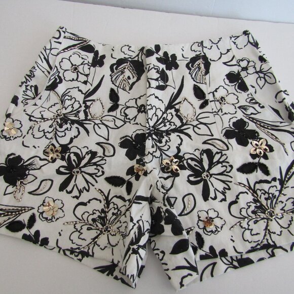 Boston Proper | Shorts | Boston Proper Womens Size 4 Embellished ...